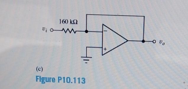 Solved Figure P10.113 General OP AMP Problems 10.113. Find | Chegg.com