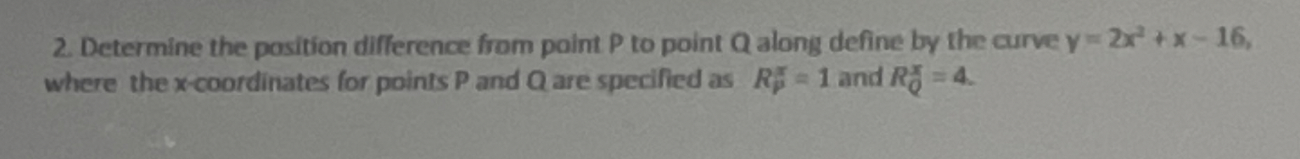 Solved Determine the position difference from point P ﻿to | Chegg.com