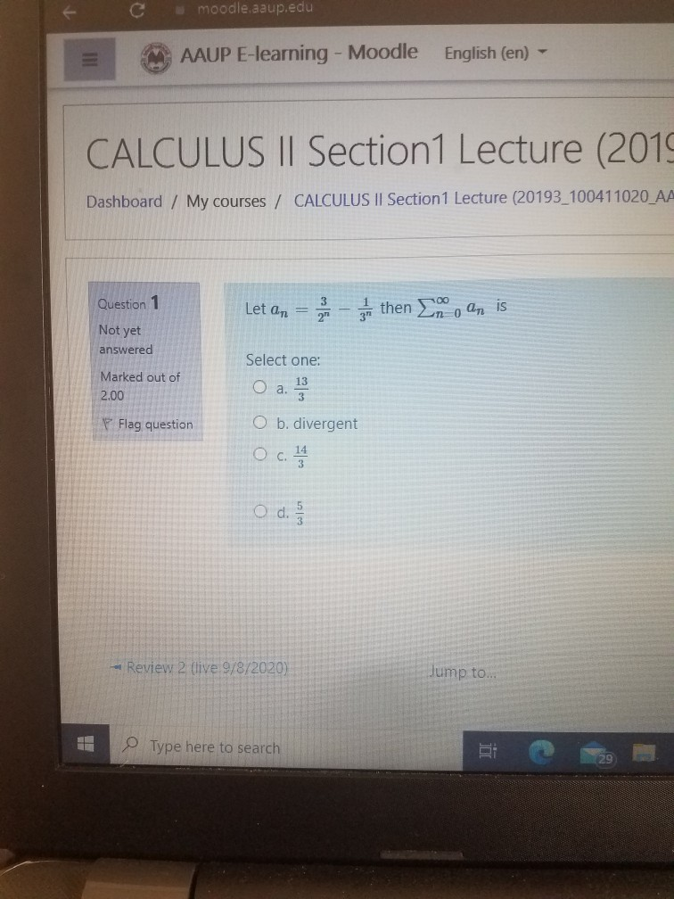 Solved C moodle.aaup.edu AAUP E-learning - Moodle English | Chegg.com