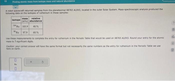 Solved A robot spacecraft returned samples from the | Chegg.com