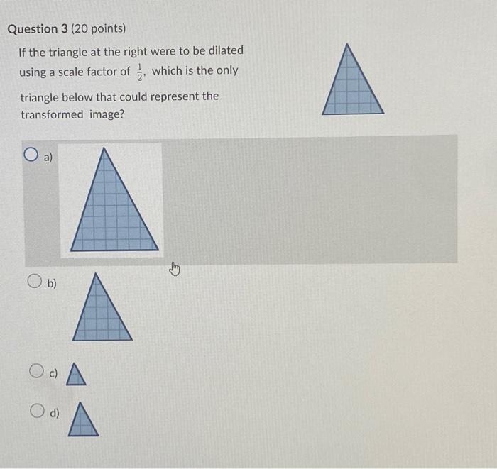 Solved The segment AB is dilated to creati the segment A′B. | Chegg.com