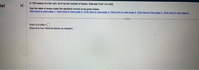 Solved In 100 tosses of a fair coin, let X be the number of | Chegg.com