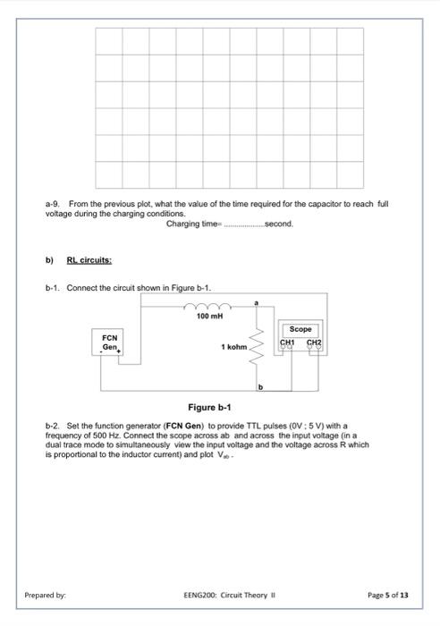 Solved Experiment No. 2 First Order Circuits 1. Objectives | Chegg.com