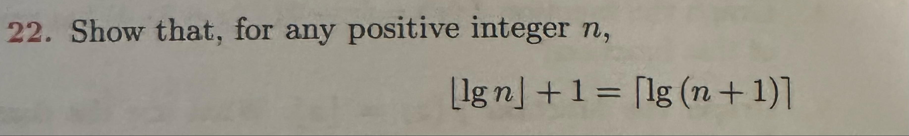 Solved Show that, for any positive integer | Chegg.com