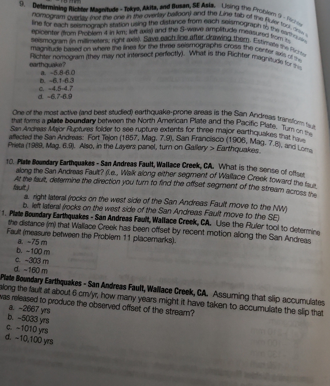 Determining Richter Magnitude - ﻿Tokyo, Akita, and | Chegg.com