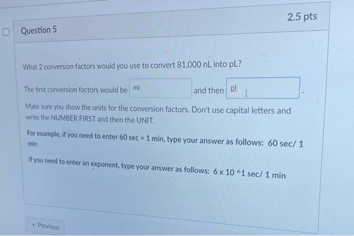 Solved What 2 conversion factors would you use to convert | Chegg.com Solved What 2 conversion factors would you use to convert | Chegg.com