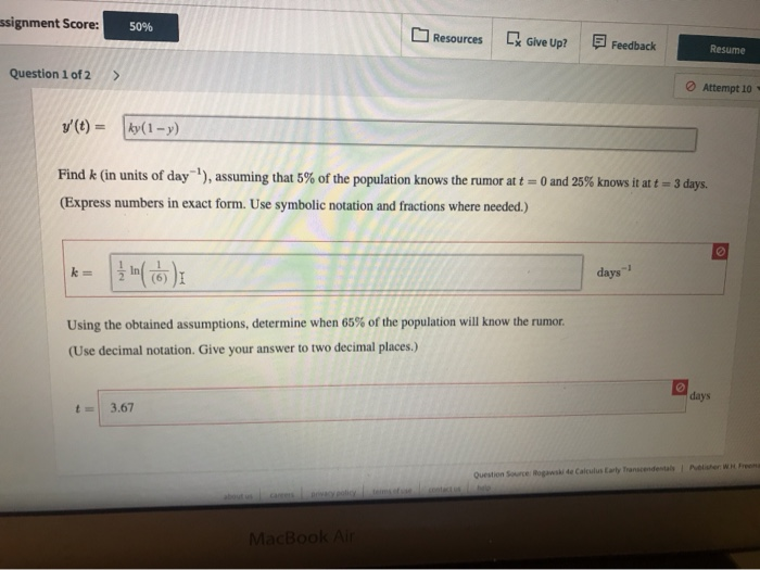 Solved assignment Score: 50% Resources [ Give Up? Feedback | Chegg.com