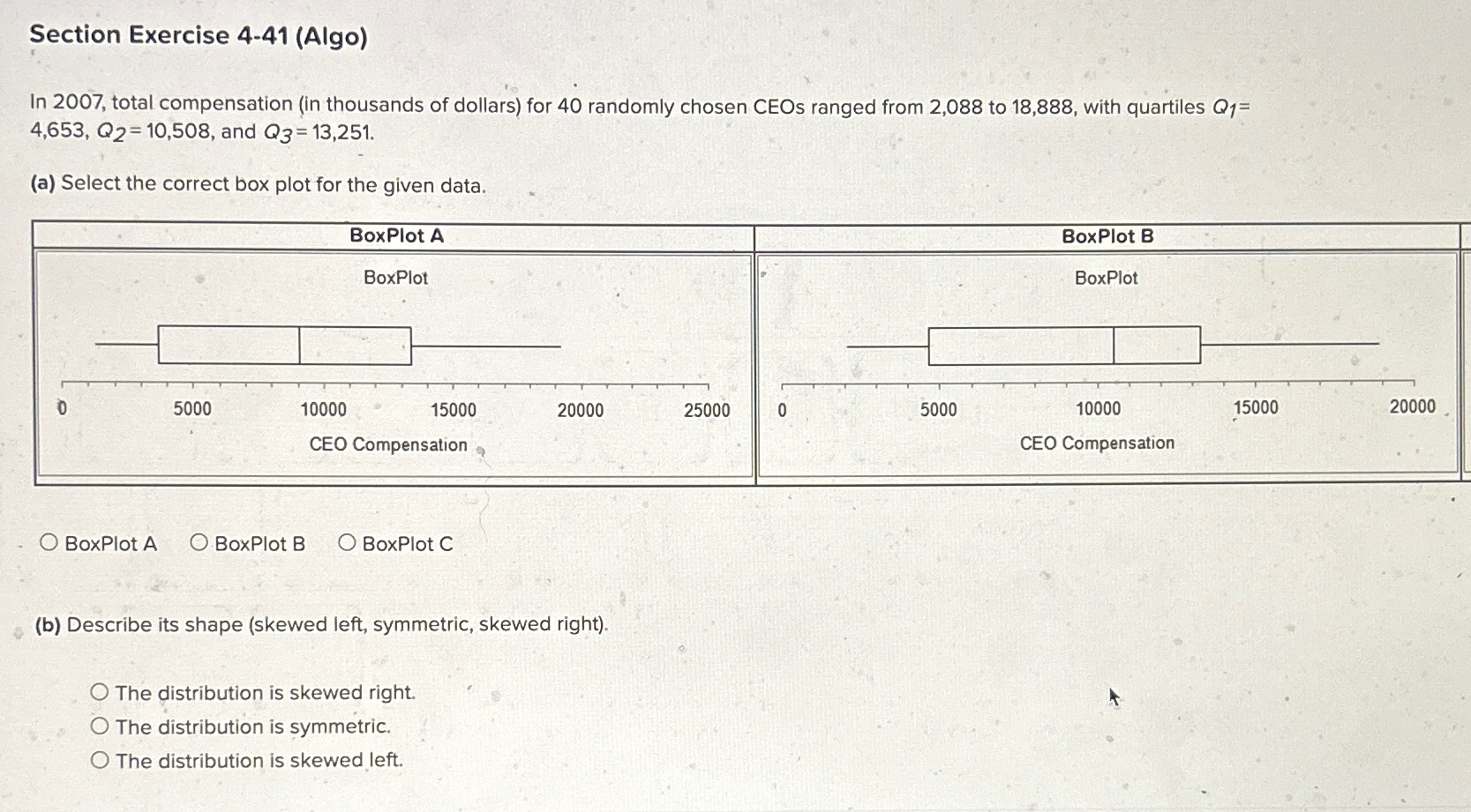 Solved Section Exercise 4-41 (Algo)In 2007, ﻿total | Chegg.com