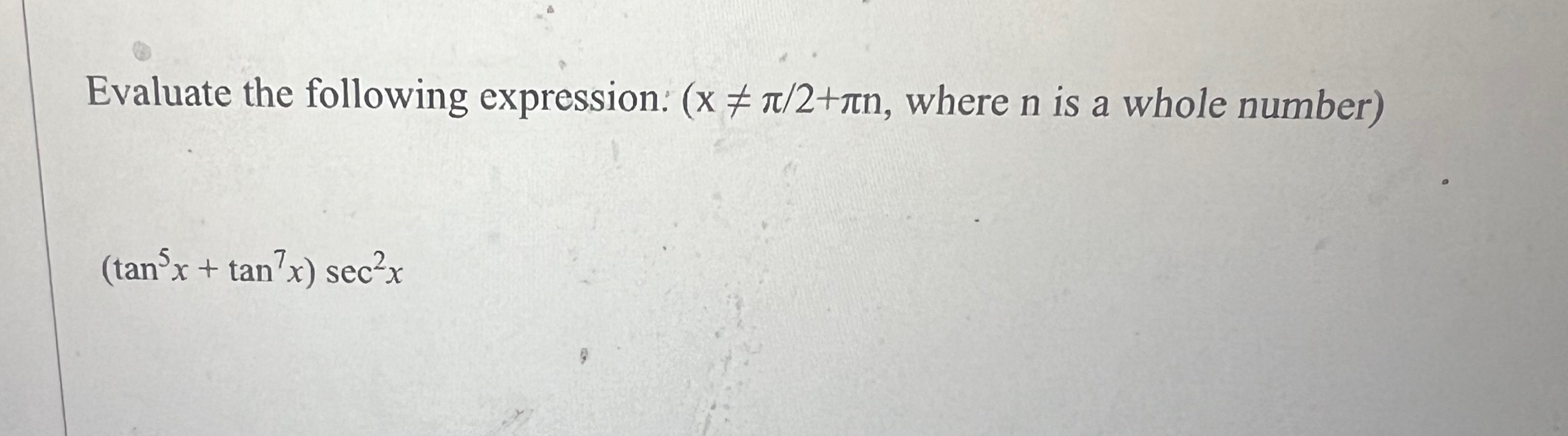 Solved Evaluate the following expression: , ﻿where n ﻿is a | Chegg.com