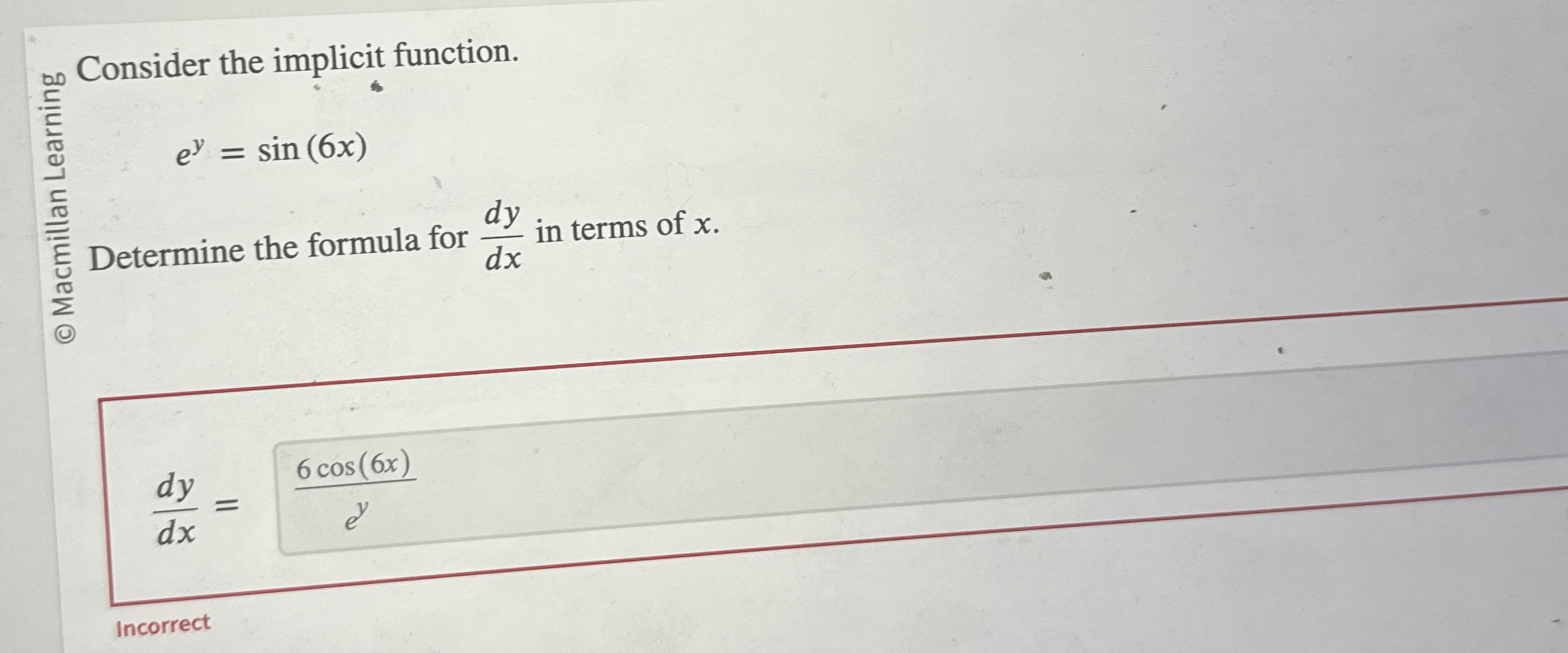 Solved ?∞∞ ﻿Consider the implicit | Chegg.com