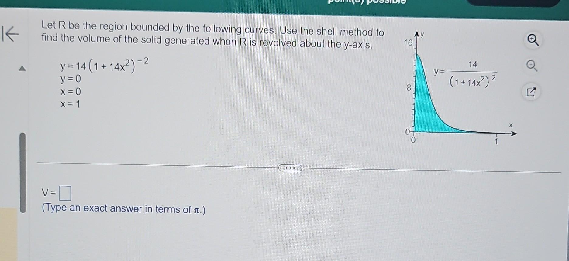 Solved Let R be the region bounded by the following curves. | Chegg.com