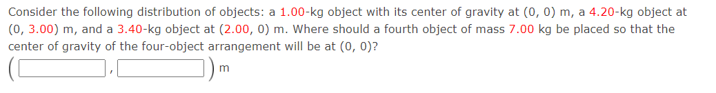 Solved Consider The Following Distribution Of Objects A