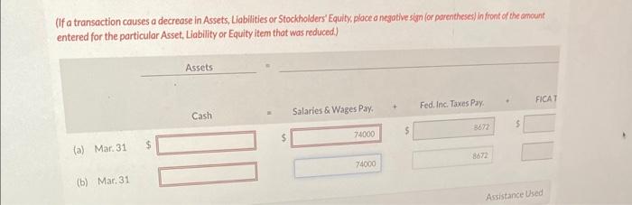 Solved During the month of March, Cullumber Company's | Chegg.com