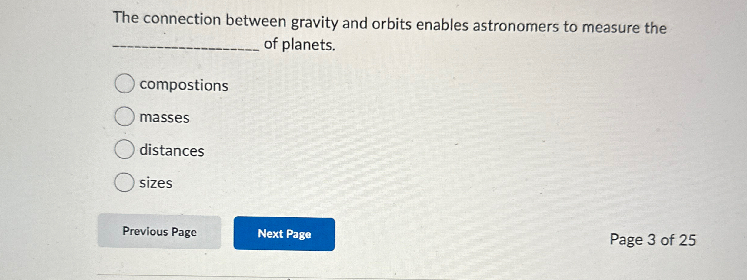 Solved The connection between gravity and orbits enables | Chegg.com