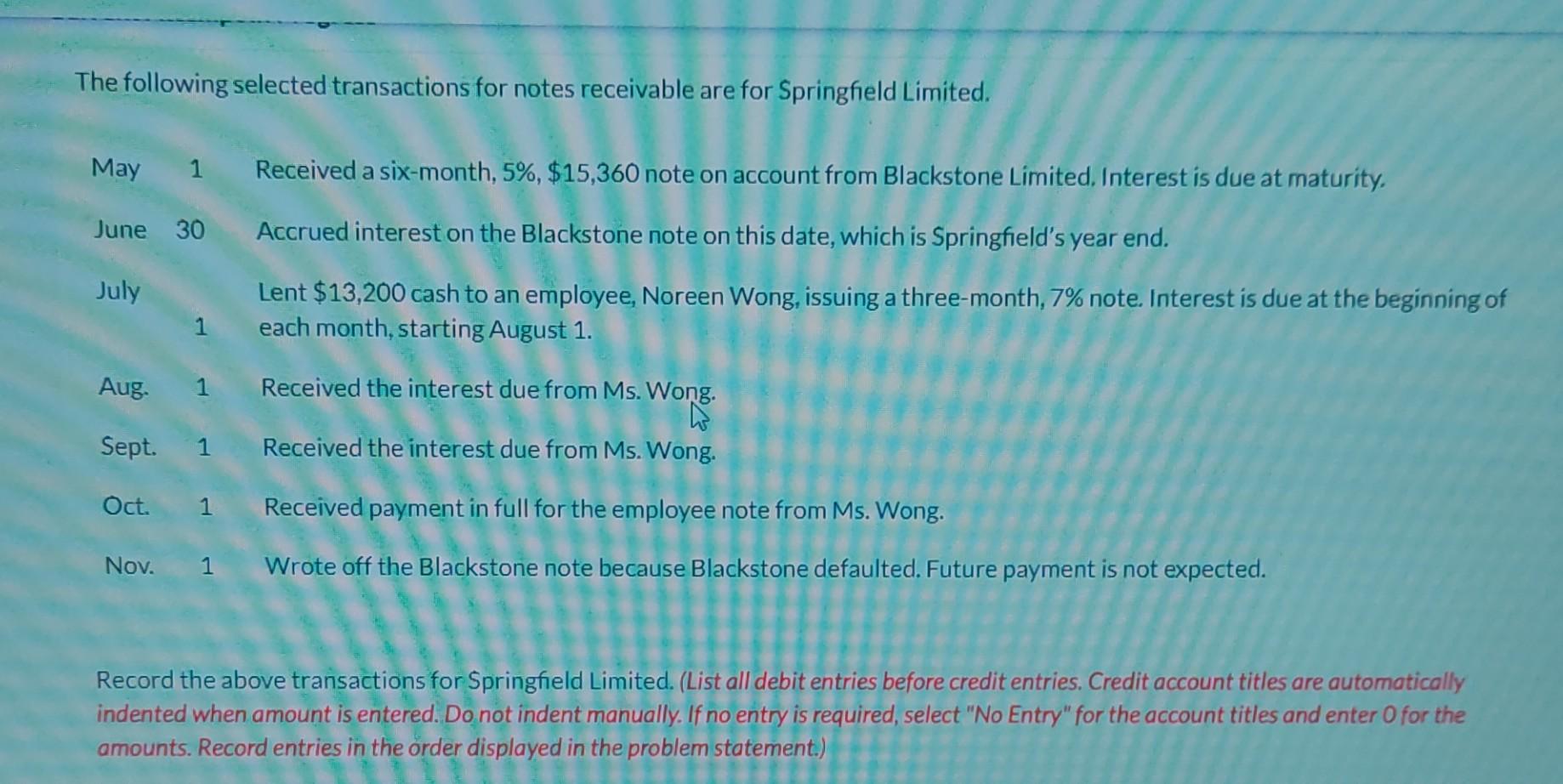 Solved indented when amount is entered. Do not indent | Chegg.com