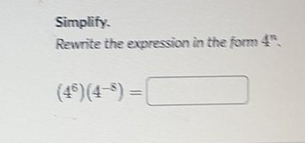Solved Simplify. Rewrite the expression in the form | Chegg.com