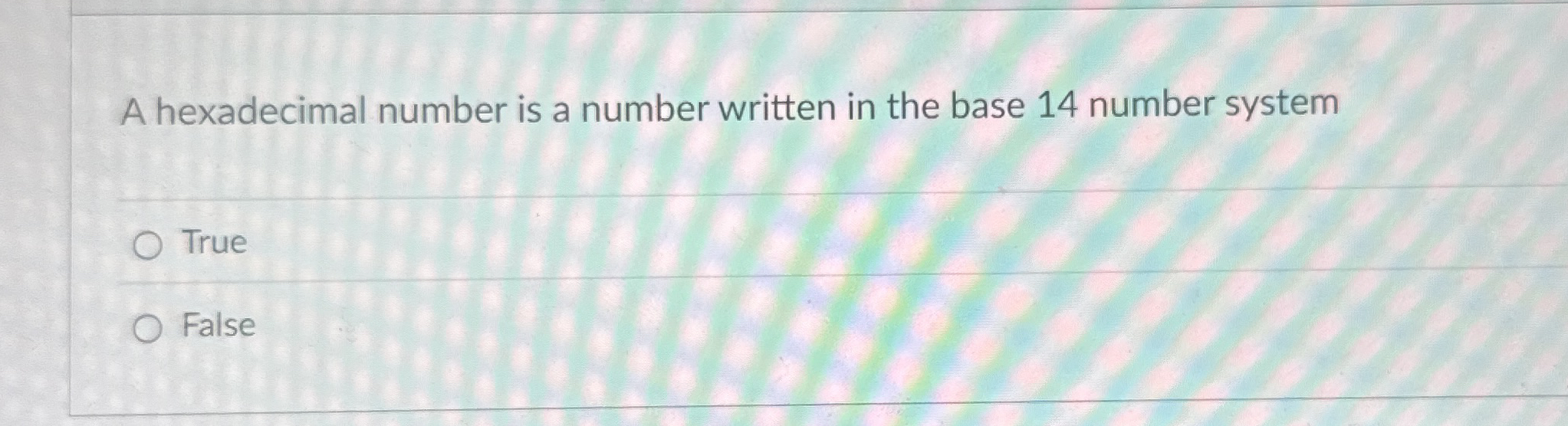 Solved A hexadecimal number is a number written in the base | Chegg.com