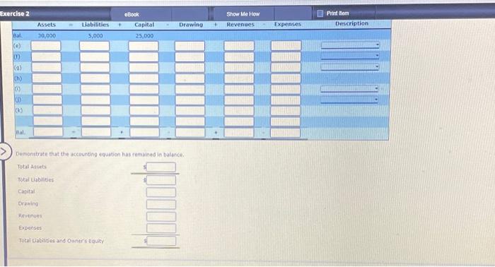 Solved Effects of Transactions (Revenue, Expense, | Chegg.com