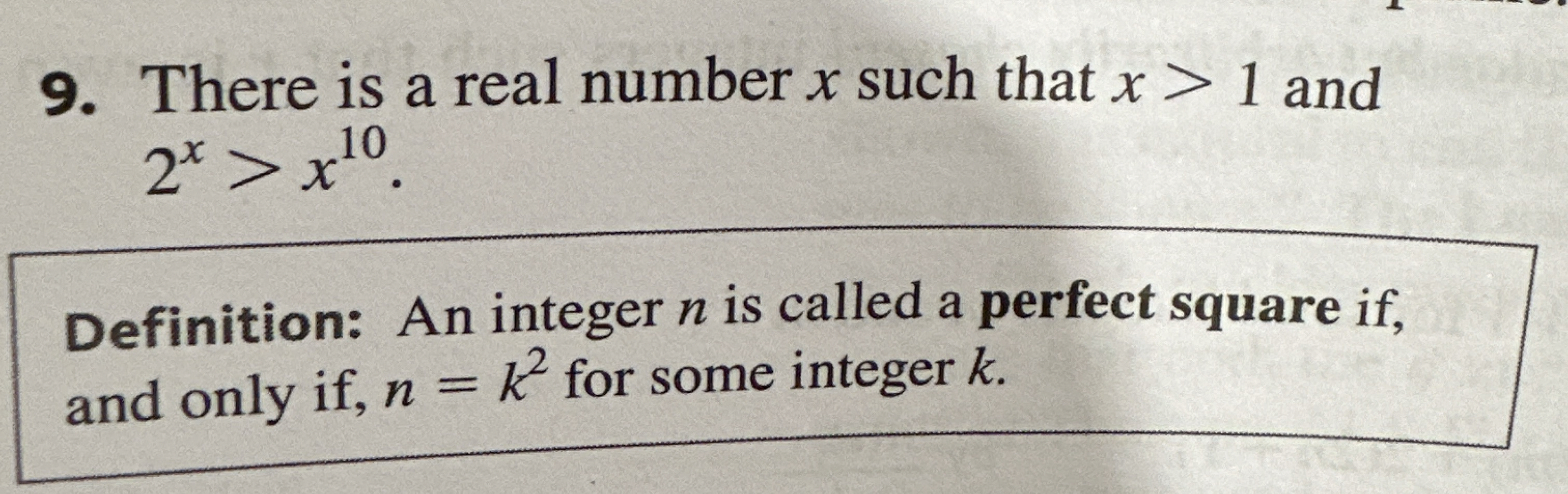 Solved There Is A Real Number X ﻿such That X1 ﻿and 