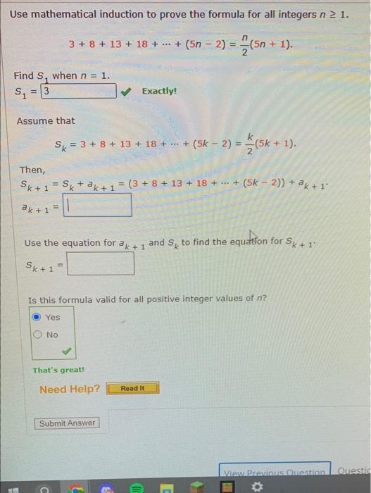 Solved Use mathematical induction to prove the formula for | Chegg.com