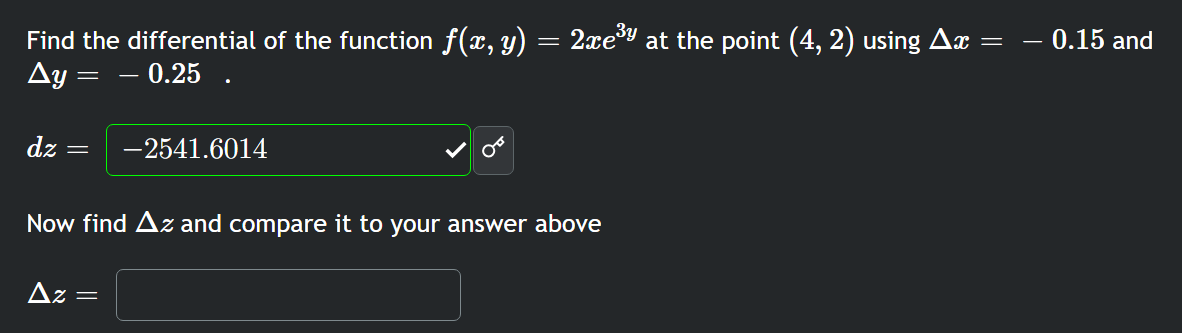 Solved Find the differential of the function f(x,y)=2xe3y | Chegg.com