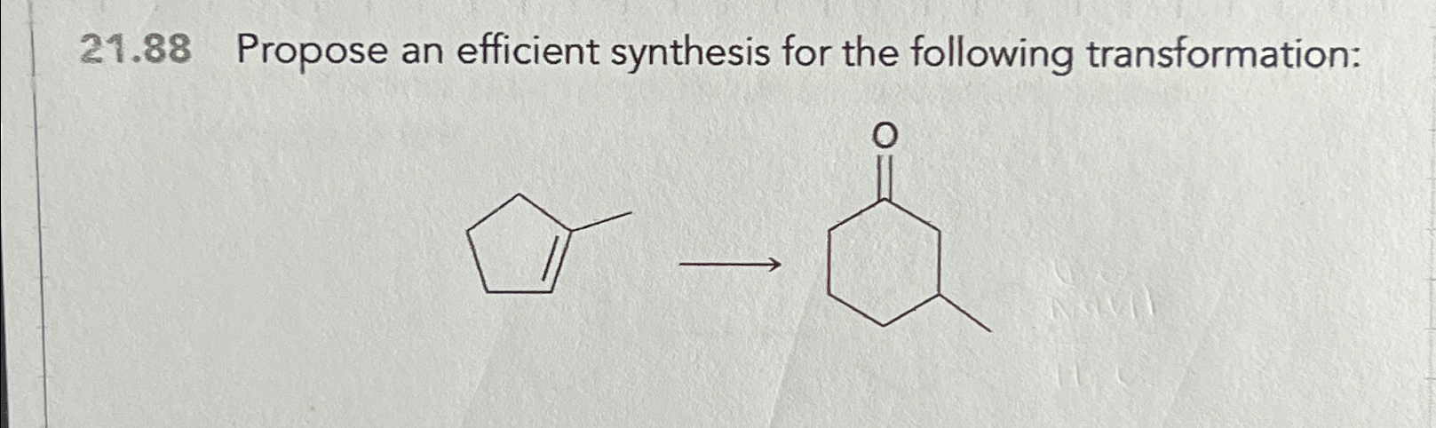 Solved 21.88 ﻿Propose an efficient synthesis for the | Chegg.com