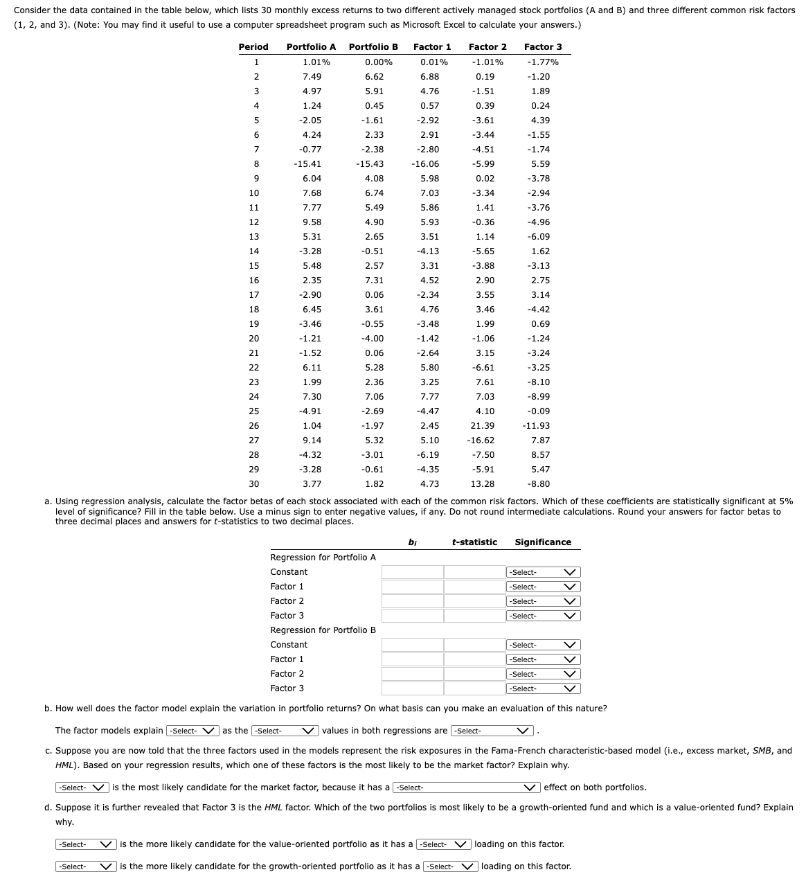 eBook Problem 7-14 ﻿Consider the data contained in | Chegg.com