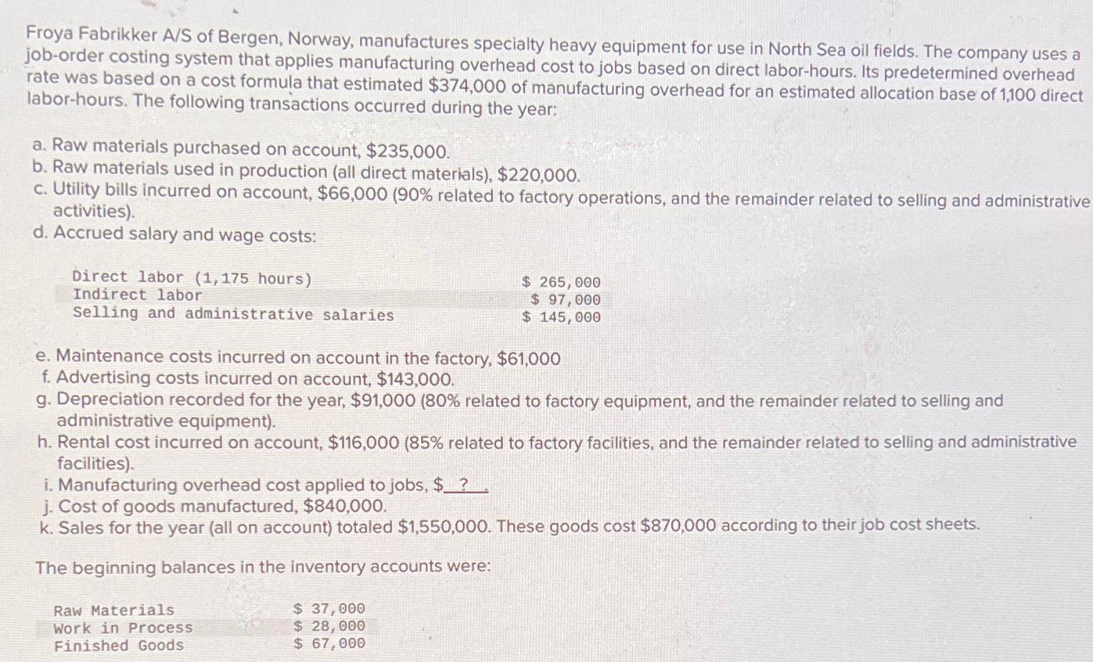 1Prepare journal entries to record the preceding | Chegg.com