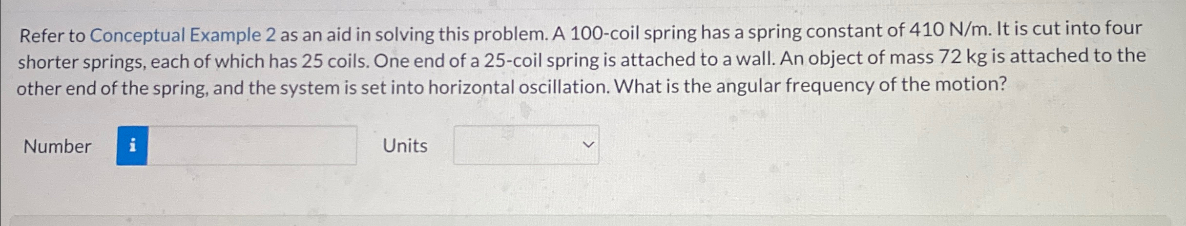 Solved Refer to Conceptual Example 2 ﻿as an aid in solving | Chegg.com