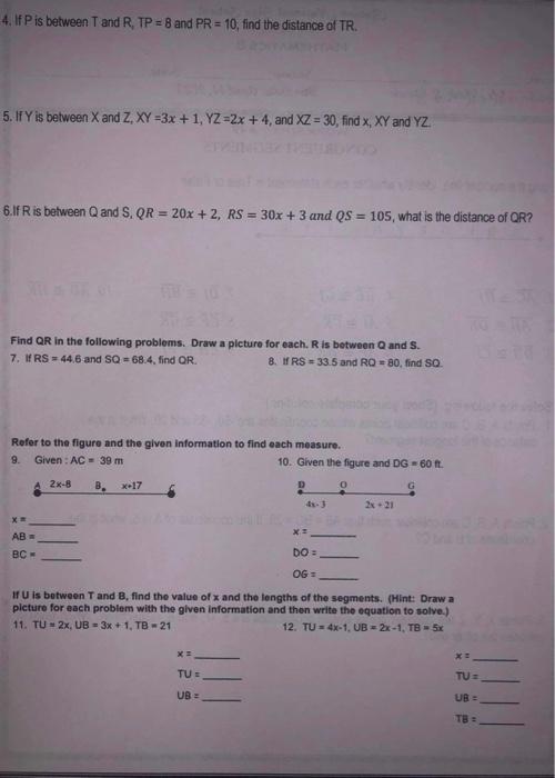 Solved Using the number line, identify whether each | Chegg.com