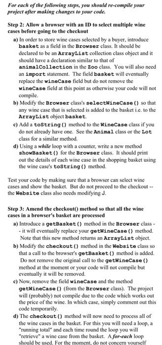 Solved Programming I Individual Assessed Coursework 4 | Chegg.com