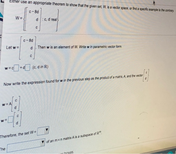 Solved Either use an appropriate theorem to show that the | Chegg.com