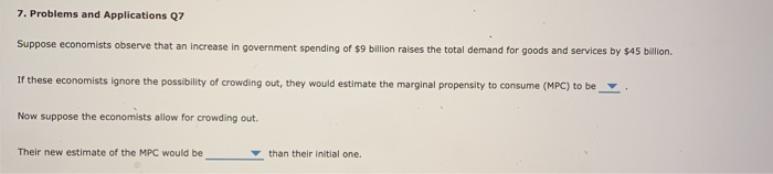 Solved 7. Problems and Applications Q7 Suppose economists | Chegg.com Solved 7. Problems and Applications Q7 Suppose economists | Chegg.com