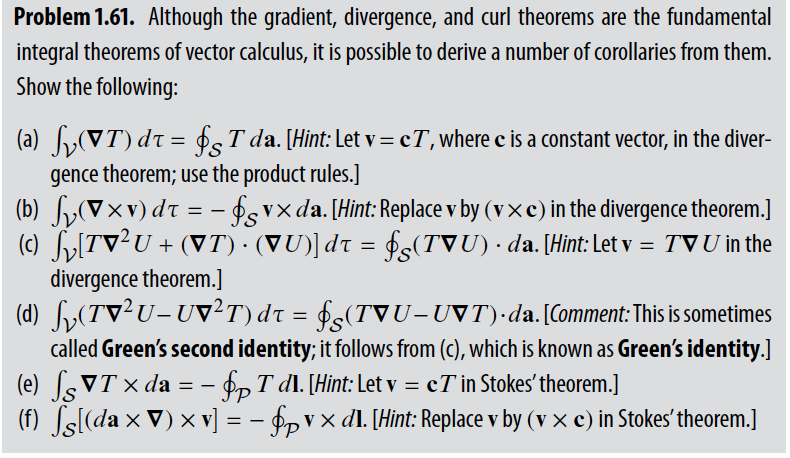Solved Problem 1.61. ﻿Although the gradient, divergence, and | Chegg.com