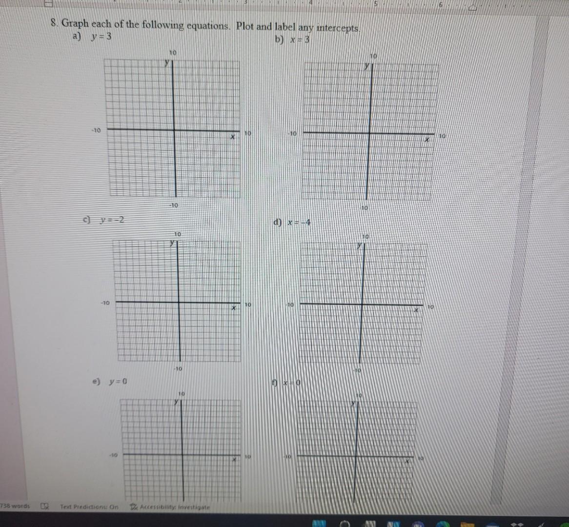Solved 7+∞8. Graph each of the following equations. Plot and | Chegg.com