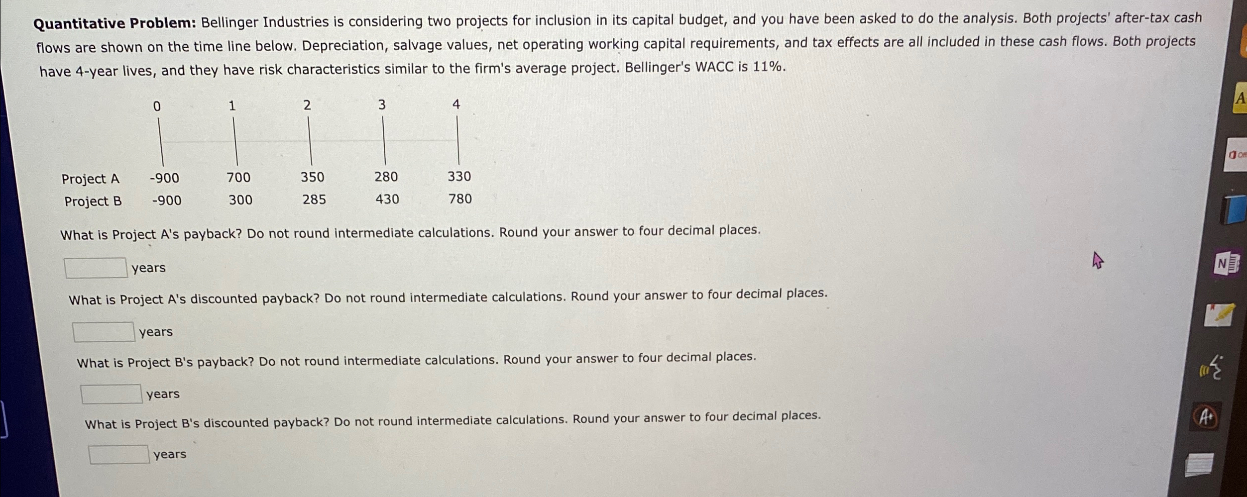Solved Quantitative Problem: Bellinger Industries is | Chegg.com