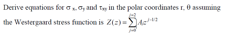 Solved Derive equations for σx,σy ﻿and τxy ﻿in the polar | Chegg.com