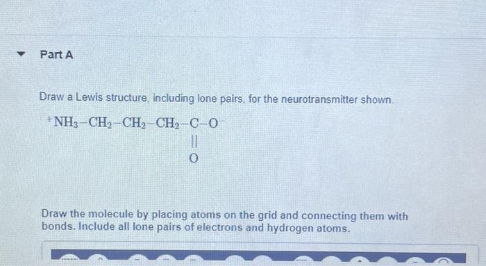 Solved Draw a Lewis structure, including lone pairs, for the | Chegg.com