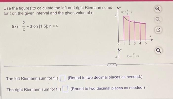 Solved Use the figures to calculate the left and right | Chegg.com