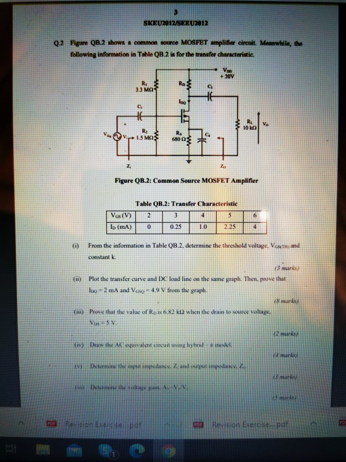 Solved 3 SKEU2012/SEEU2012 Q2 Figure QB-2 shows a common | Chegg.com