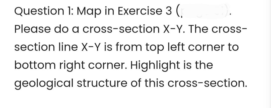 Solved Question 1: Map in Exercise 3 ( Please do a | Chegg.com