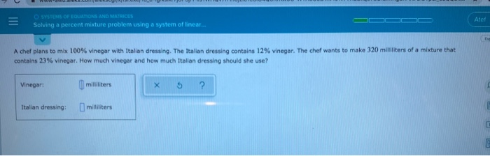 Solved = O SYSTEMS OF EQUATIONS AND MATRICES Solving a | Chegg.com