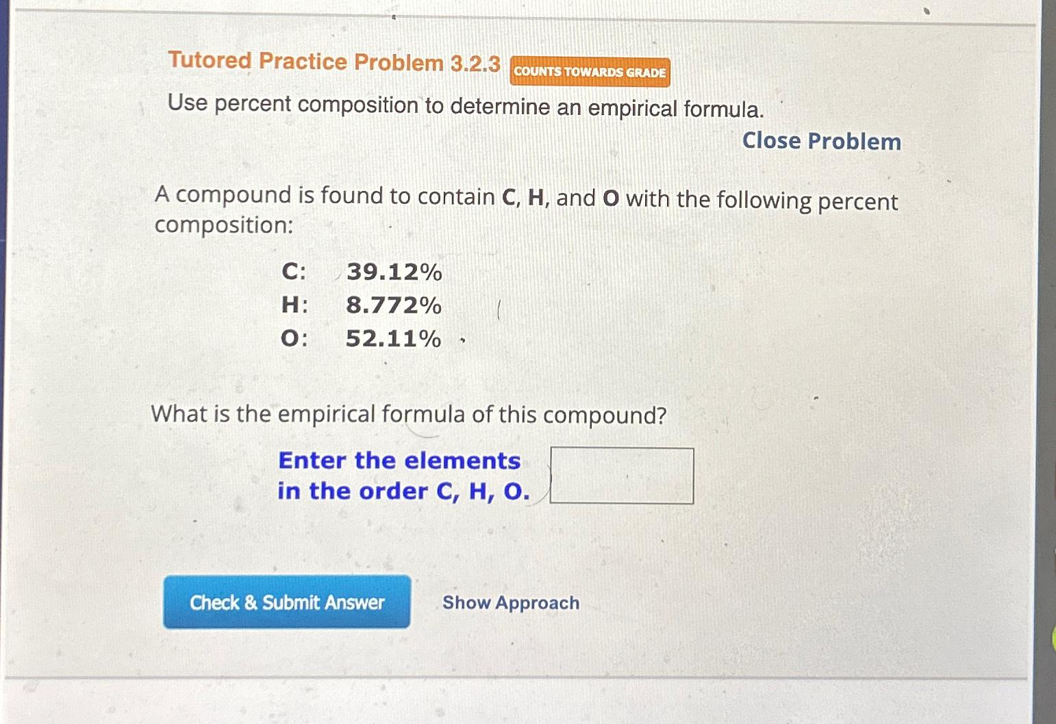 Solved Tutored Practice Problem 3.2.3\\nCOUNISTOWARDS | Chegg.com