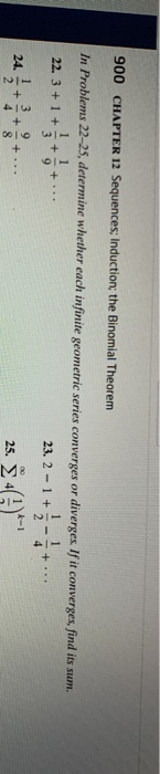 Solved 900 CHAPTER 12 Sequences; Induction: the Binomial | Chegg.com