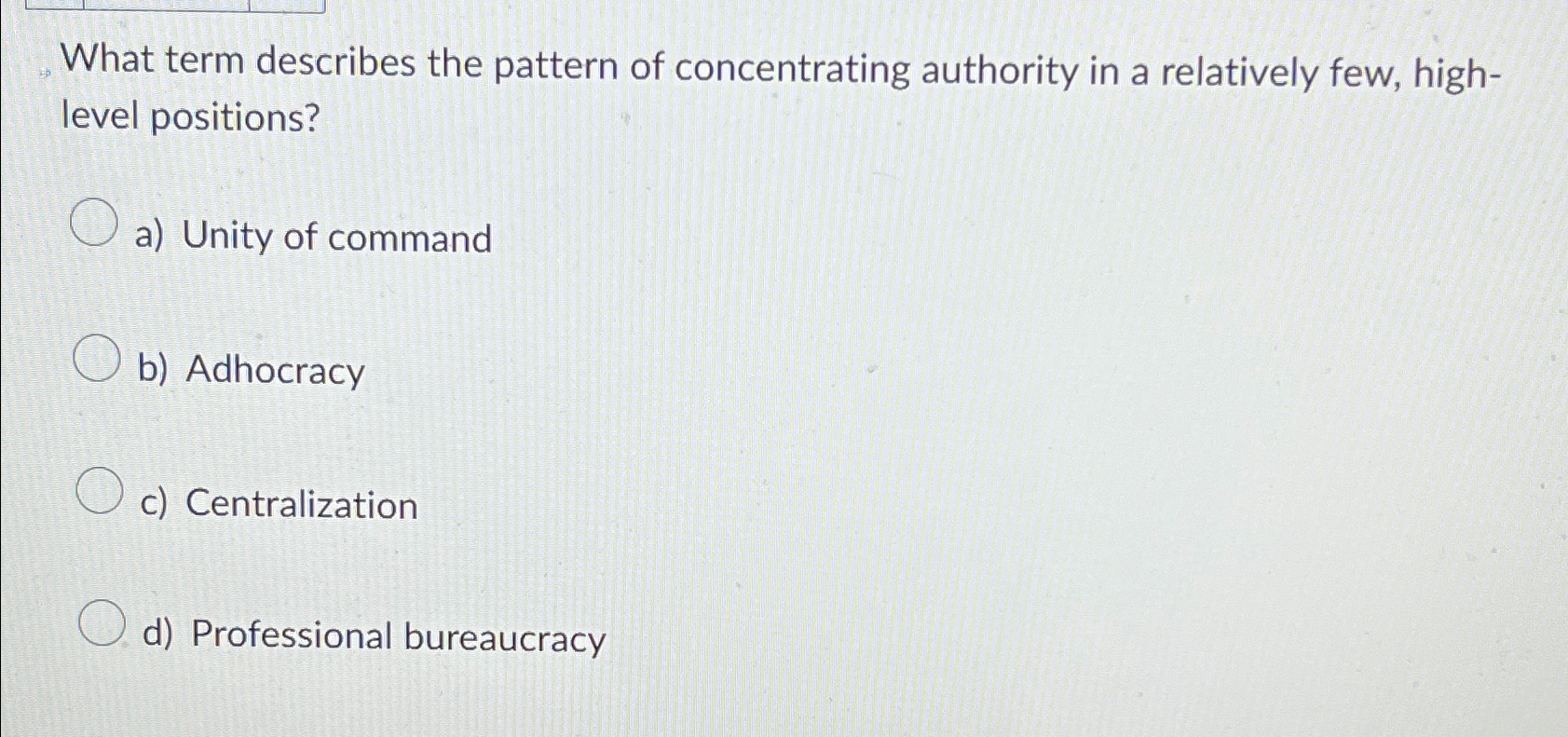 Solved What term describes the pattern of concentrating | Chegg.com