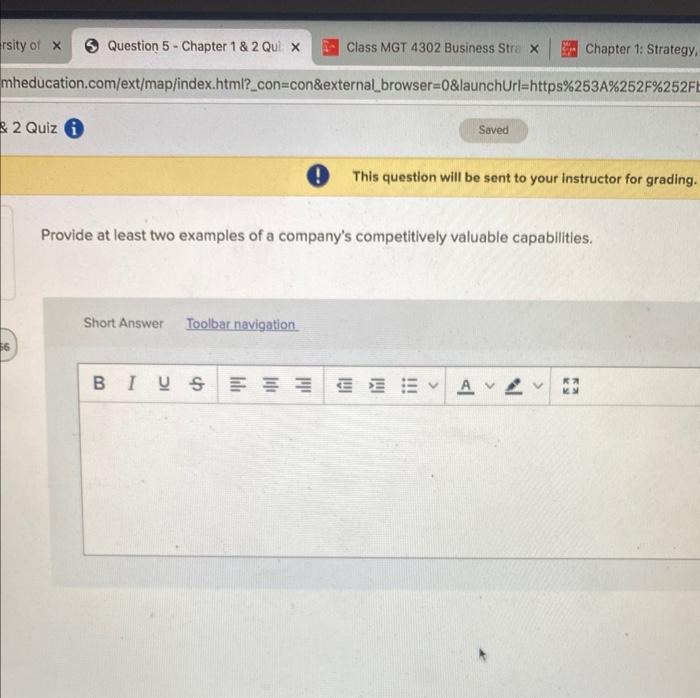 Solved Provide At Least Two Examples Of A Company s Chegg
