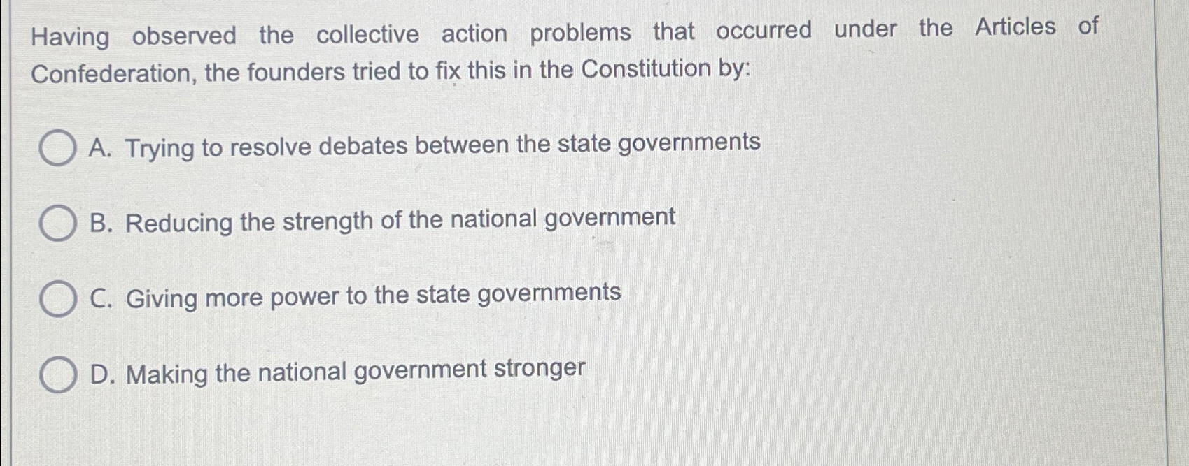 Solved Having observed the collective action problems that | Chegg.com