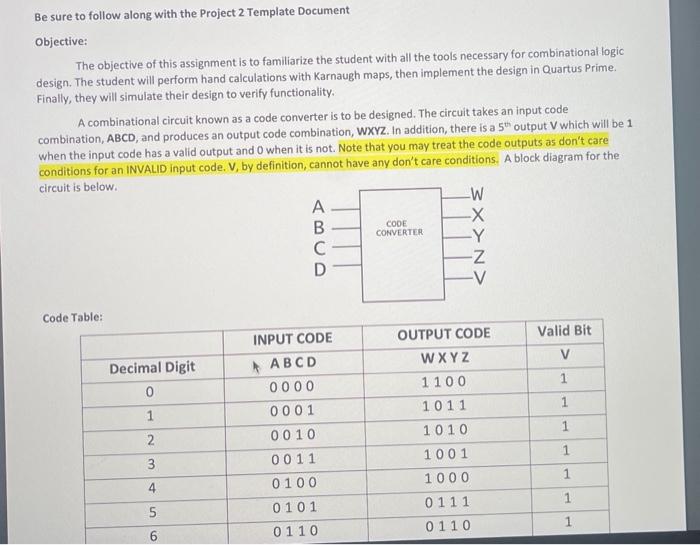 Solved Be sure to follow along with the Project 2 Template | Chegg.com