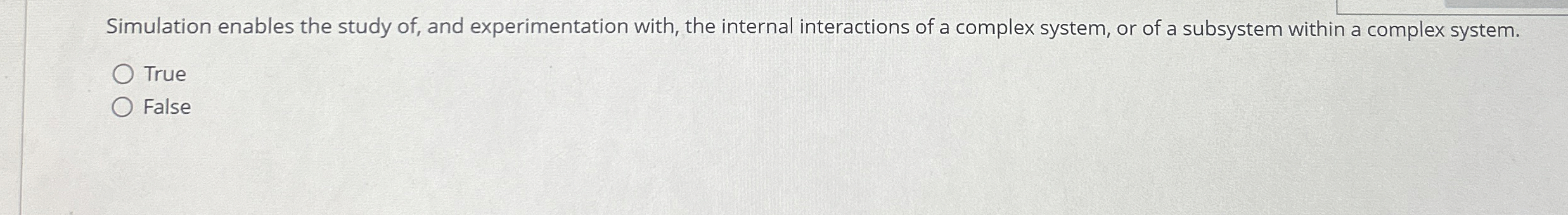 Solved Simulation enables the study of, ﻿and experimentation | Chegg.com