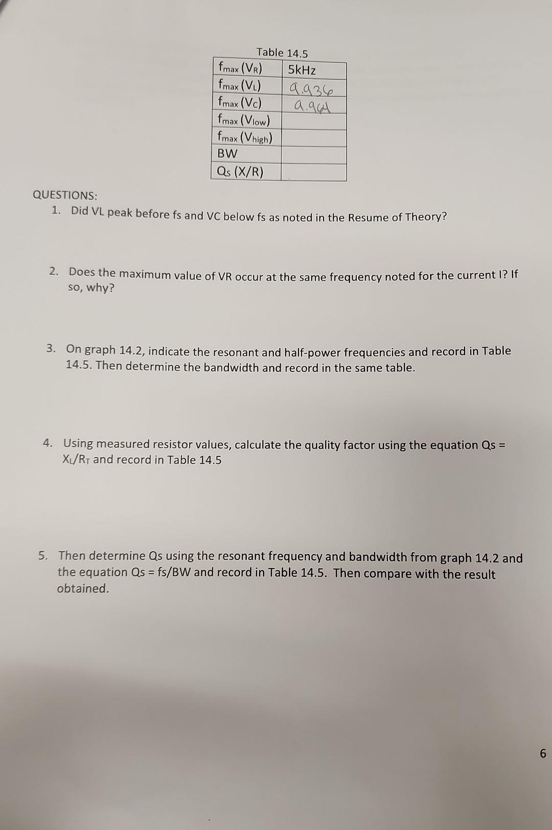 Solved Part 1 Low-Q Circuit (a) Construct the circuit of | Chegg.com